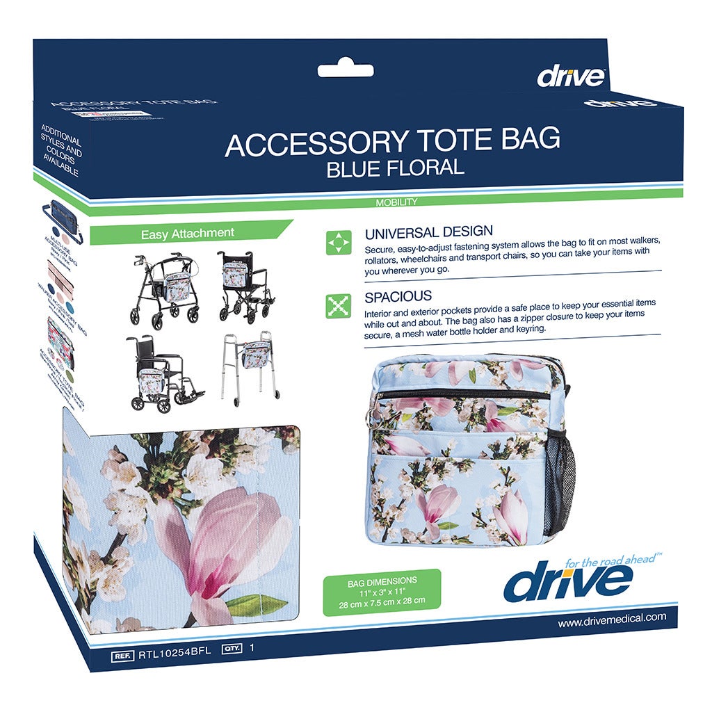 DRIVE RTL 10254BFL Universal Mobility Bag Blue | Valley Medical Supply